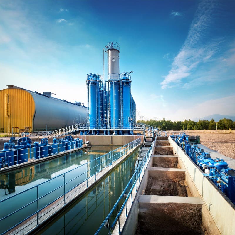 Recycling Plant, AI Generated Stock Illustration - Illustration of ...