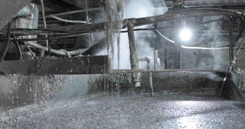 Recycling Plastic by Dissolving in a Metal Container Using Hot Steam. a ...