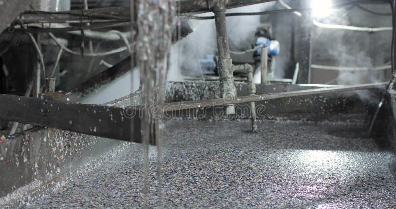 Recycling Plastic by Dissolving in a Metal Container Using Hot Steam. a ...