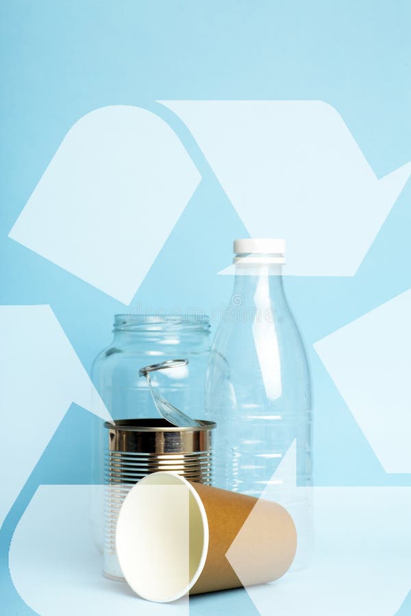 Recycling of Plastic, Metal, Plastic and Paper. Environmental Pollution ...