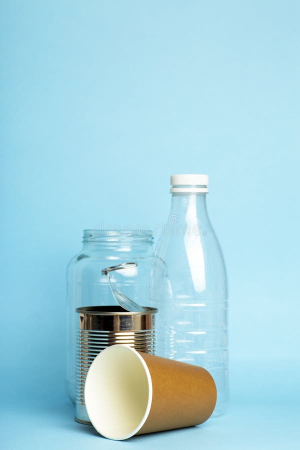 Recycling of Plastic, Metal, Plastic and Paper. Environmental Pollution ...