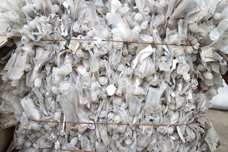 Recycling, plastic scrap stock photo. Image of material - 148866828