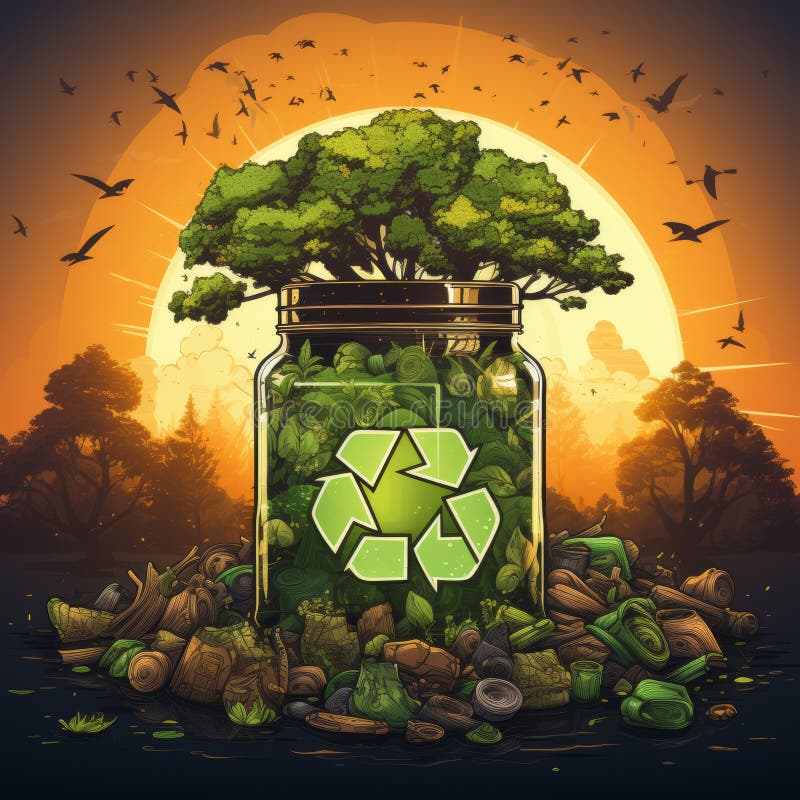 Recycling is a Process of Converting Waste Materials into Reusable ...