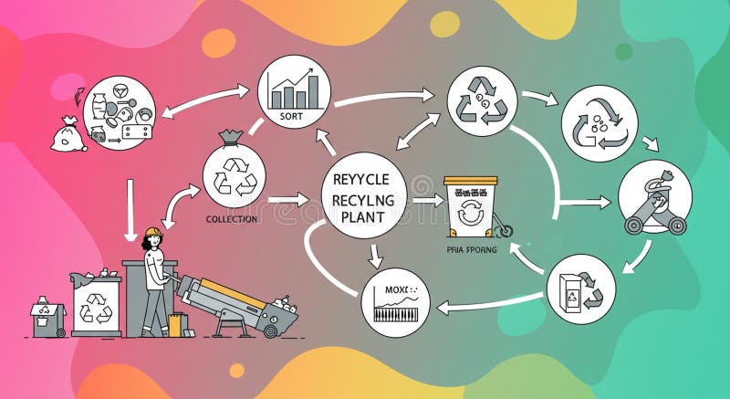 Recycling Steps Stock Illustrations – 1,080 Recycling Steps Stock ...