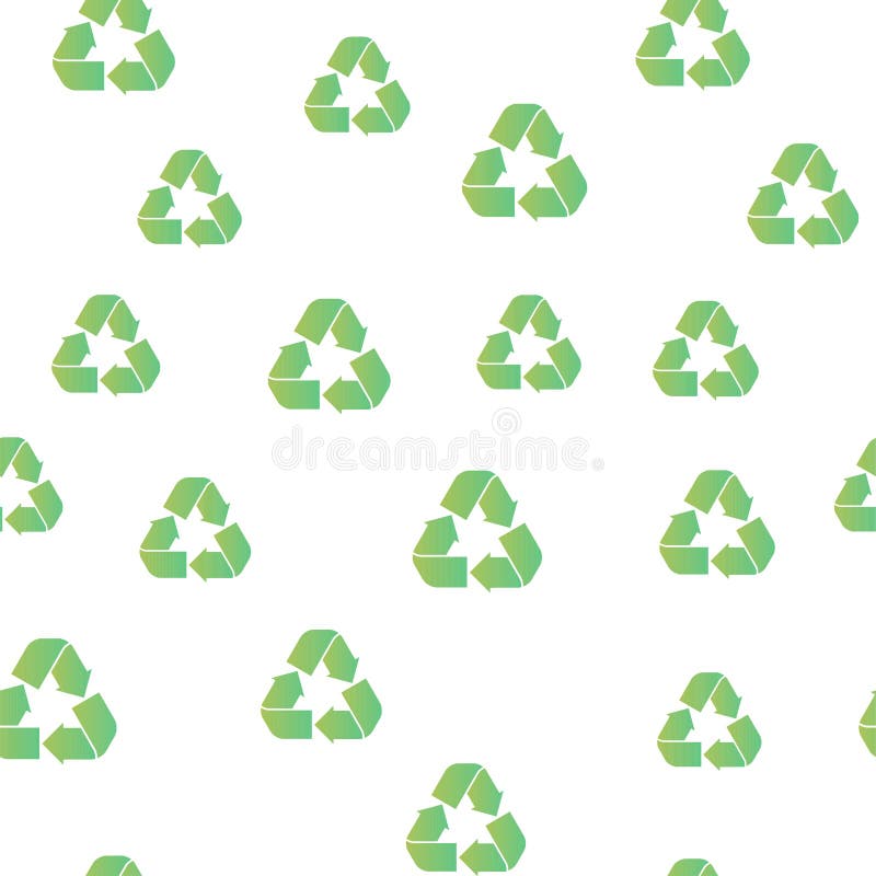Recycling Seamless Pattern Cover. Recycling Icon Creative Design ...