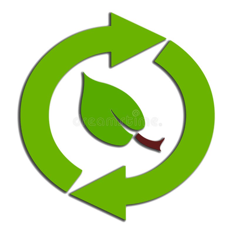 Recycling sign stock vector. Illustration of movement - 13941640