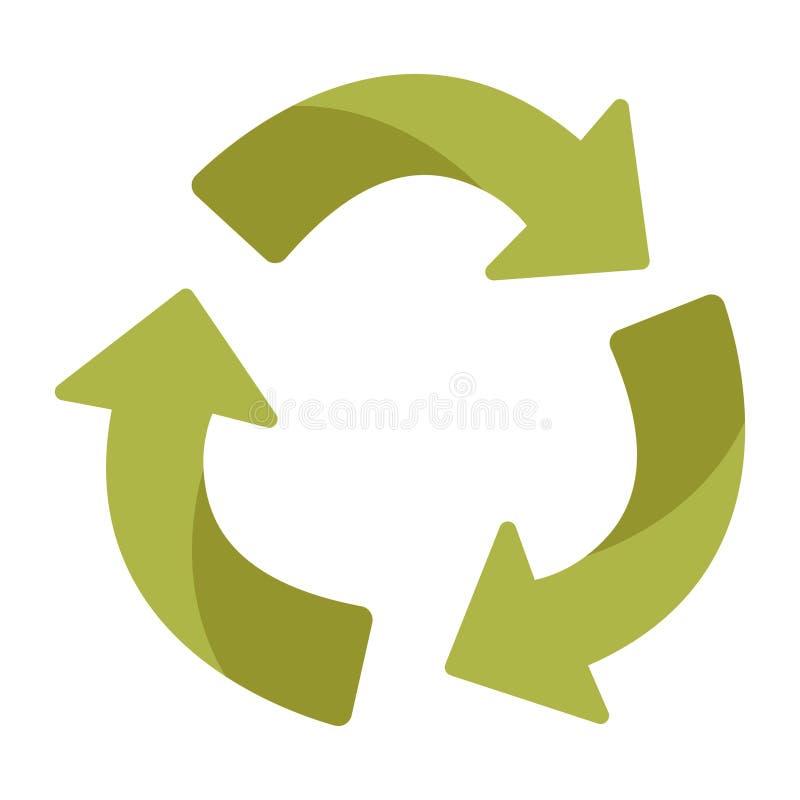 Recycling Sign. Preservation of the Environment Stock Illustration ...