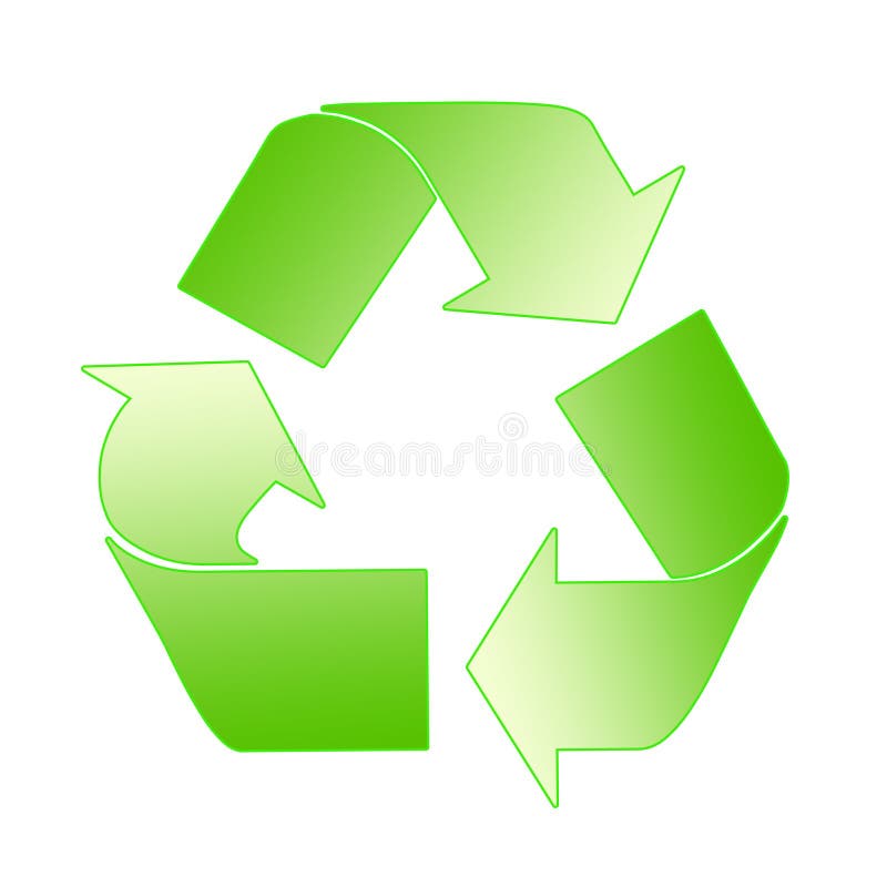 Recycle logo stock vector. Illustration of cyclic, earth - 4306939