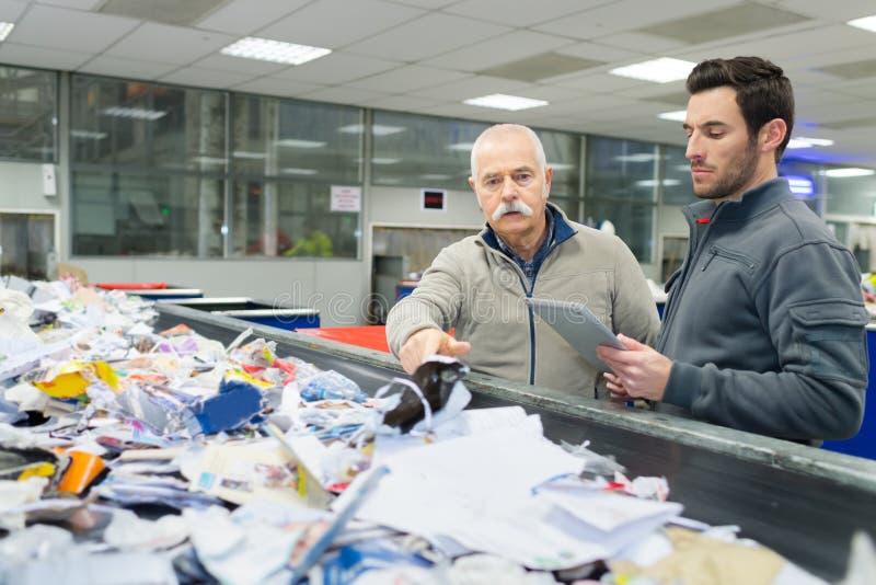 Recycling and Storage Waste for Further Disposal Stock Photo - Image of ...