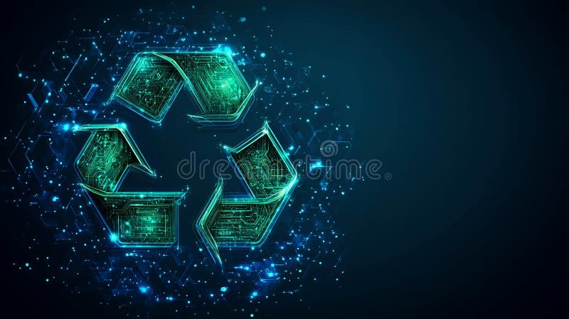 The Recycling Symbol Consists of Three Arrows Forming a Triangle and is ...