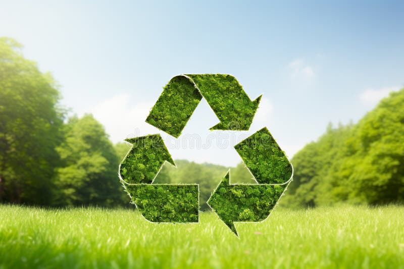 Recycling Symbol: Embrace Eco-Conscious Living Stock Illustration ...