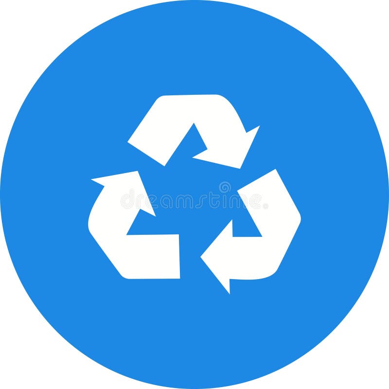 Recycling Symbol Icon Vector Image. Stock Vector - Illustration of ...