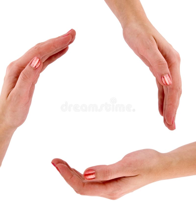 Recycling Symbol Made from Hands Stock Image - Image of recycle, earth ...