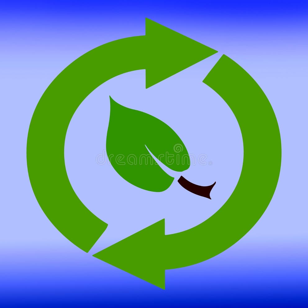 Green Leaf Recycling Symbol Stock Illustrations – 37,964 Green Leaf ...