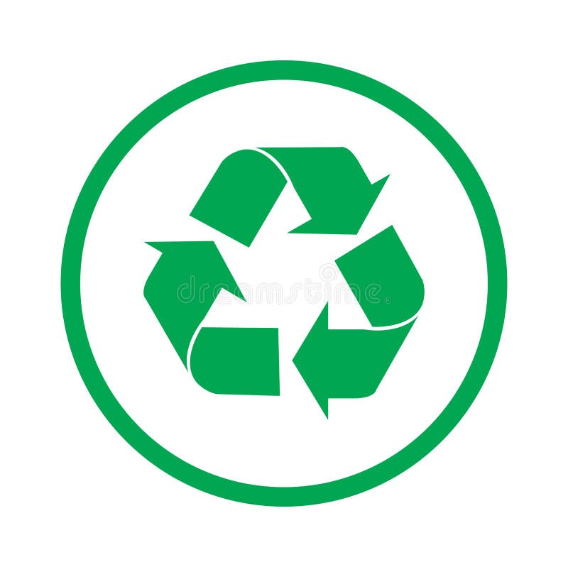 Recycling Symbols Plastic Recycling Symbols Recycling Icon on White ...