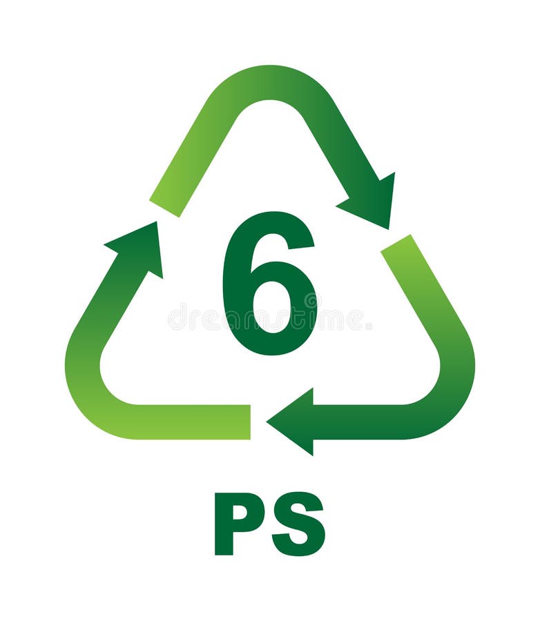 Recycling Symbols for Plastic. Vector Icon Illustration PS Stock Vector ...