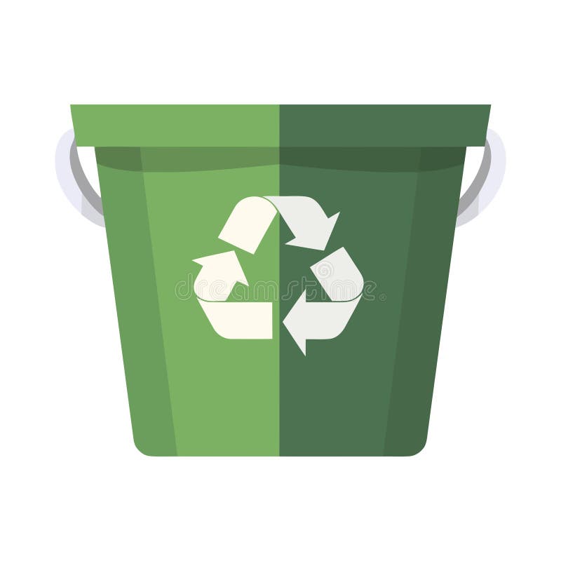Recycling trash bin stock vector. Illustration of packet - 289413720