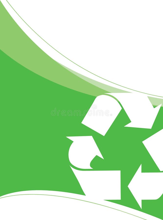 Green Environmental Recycling Background Stock Vector - Illustration of ...