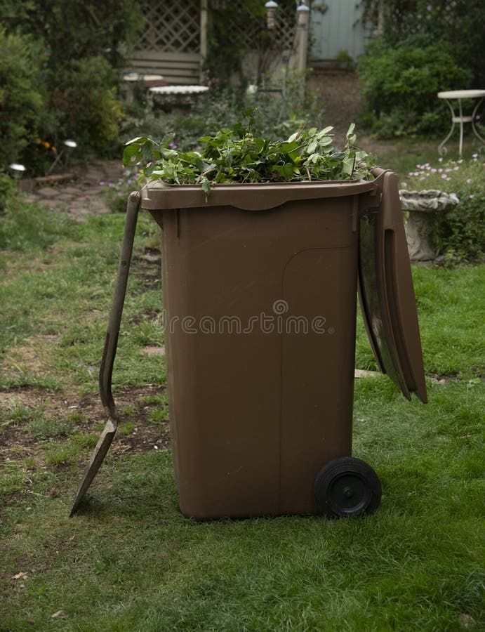 Recycling Waste in the Garden Stock Photo - Image of cuttings, garden ...