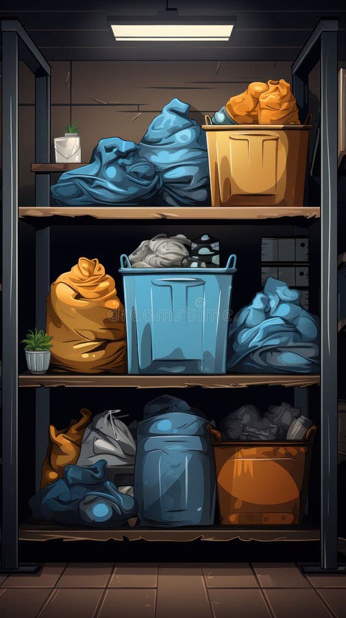 Recycling and Waste Sorting Concept Stock Illustration - Illustration ... Recycling and Waste Sorting Concept Stock Illustration - Illustration ...