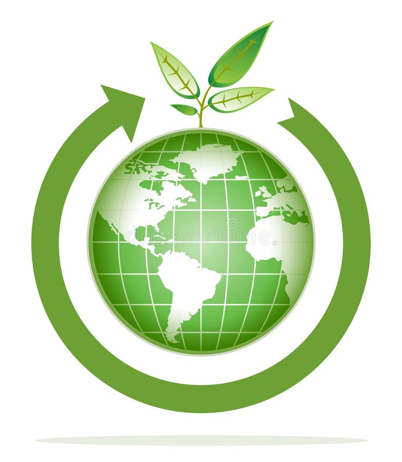Recycling the world stock vector. Illustration of care - 19641676
