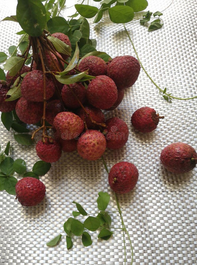 Redâ€‹ Juicy Fruits on Texture Background 3 Stock Image - Image of ...