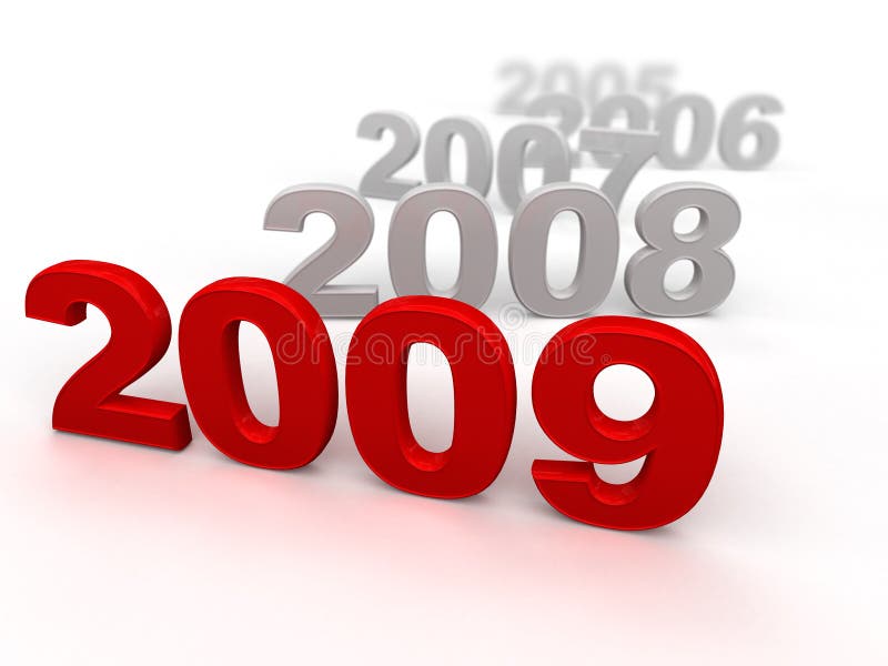 2009 Typography stock vector. Illustration of colorful - 7134064