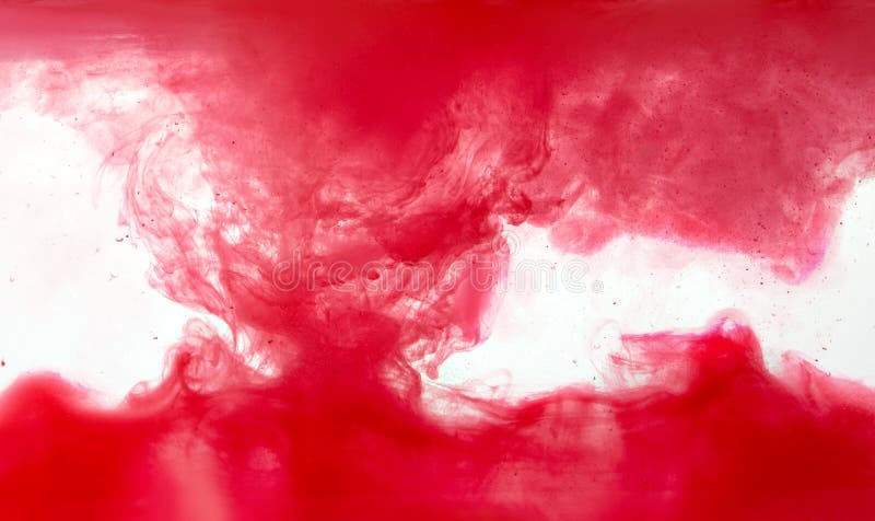 Red Abstract Acrylic Ink Background Stock Illustration - Illustration ...