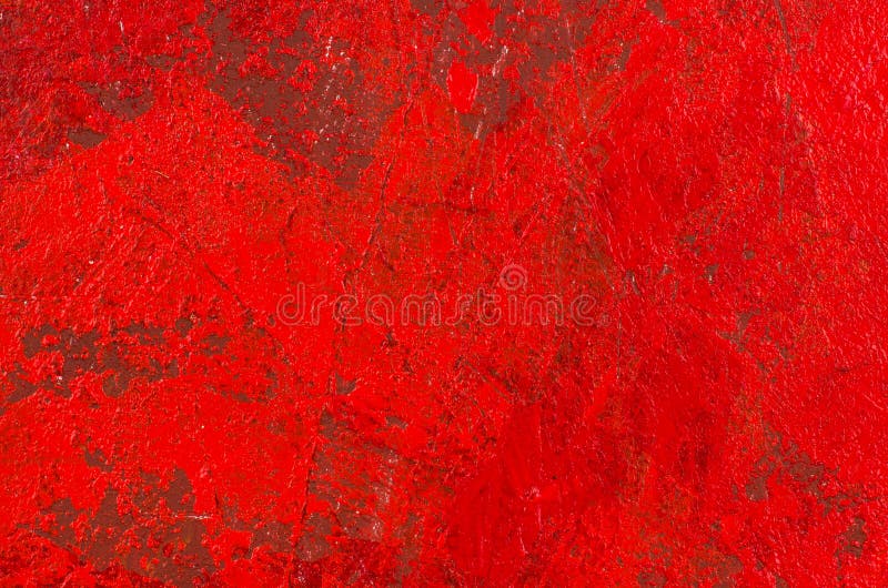 Red Abstract Acrylic Painting Stock Illustration - Illustration of ...