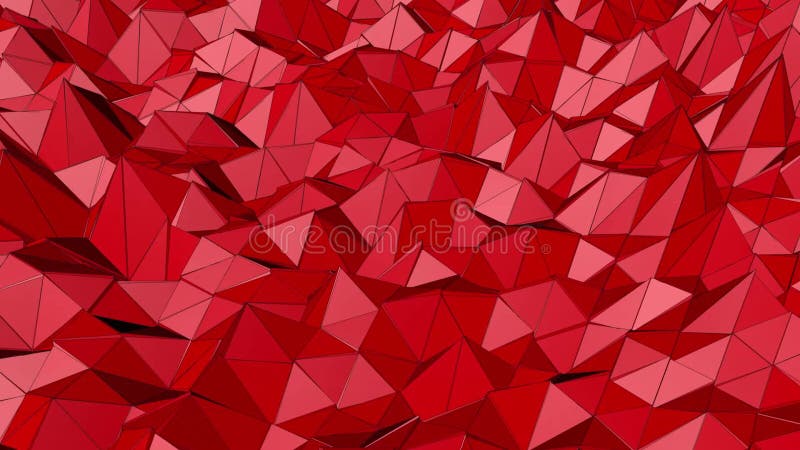 Abstract Animated Background of Red. 3d Render Stock Video - Video of ...