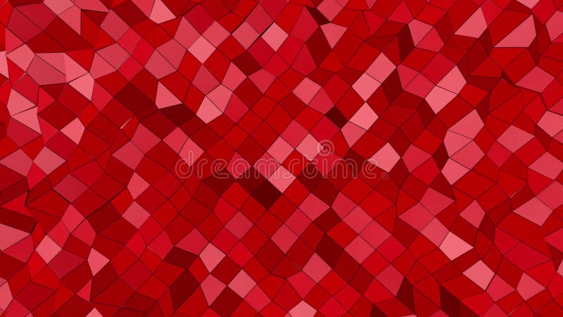 Abstract Animated Background of Red. 3d Render Stock Video - Video of ...