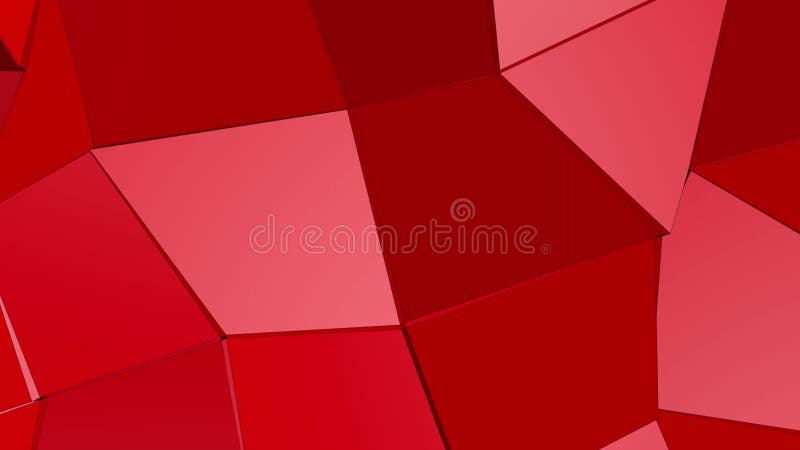 Abstract Animated Background of Red. 3d Render Stock Video - Video of ...