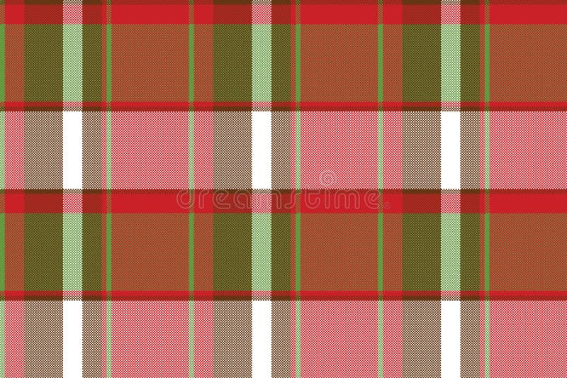 Red Abstract Asymmetrical Check Plaid Seamless Pattern Stock Vector ...