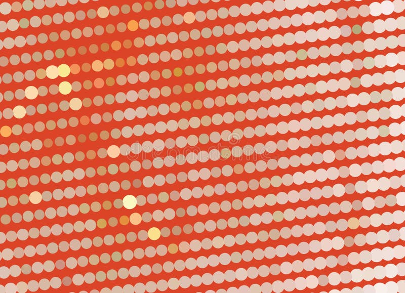 Red Abstract Background with Circles. Vector Clip Art. Spotted Halftone ...