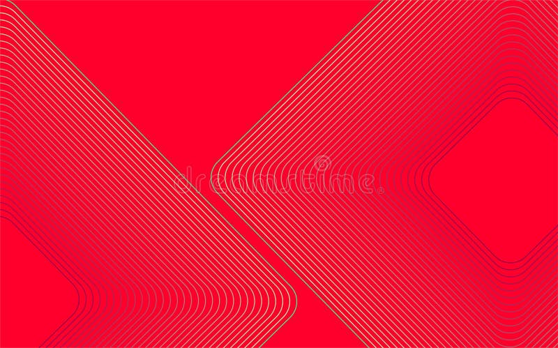 Minimal Geometric Trendy Gradient Shapes Vector Background. Red ...
