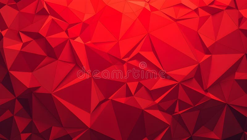 Red Geometric Design Abstract Background Stock Illustration ...