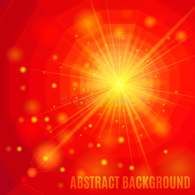 Red Abstract Background with Flare. Stock Vector - Illustration of ...