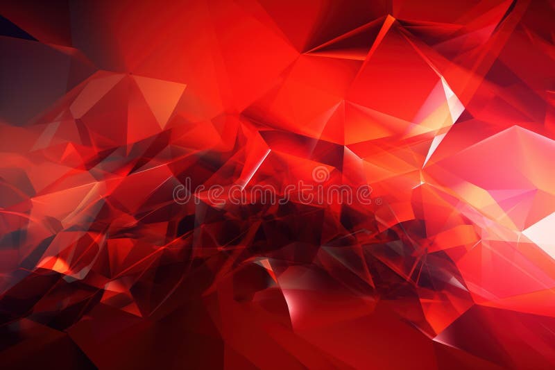 Red Abstract Background. Generative AI Stock Illustration ...