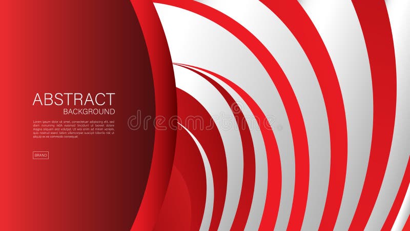 Red Abstract Background, Geometric Vector, Cover Design, Flyer Template ...