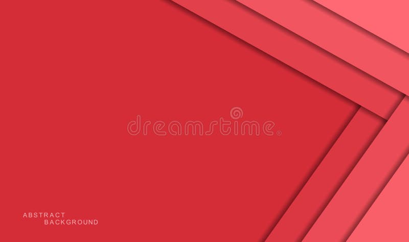 Red Abstract Background with Shadows and Color Paper Sheets. Modern ...