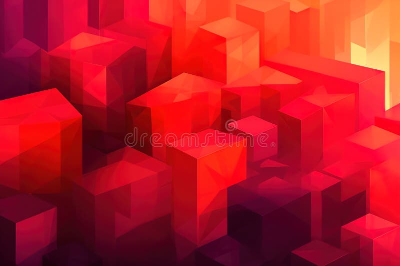 Red Abstract Background with Vertical Columns Stock Illustration ...