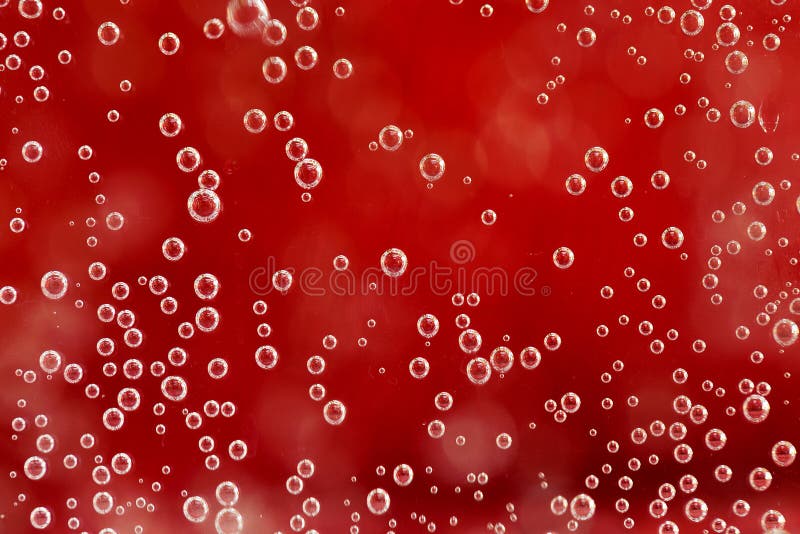 Red Abstract Background with Water Drops Stock Image - Image of color ...