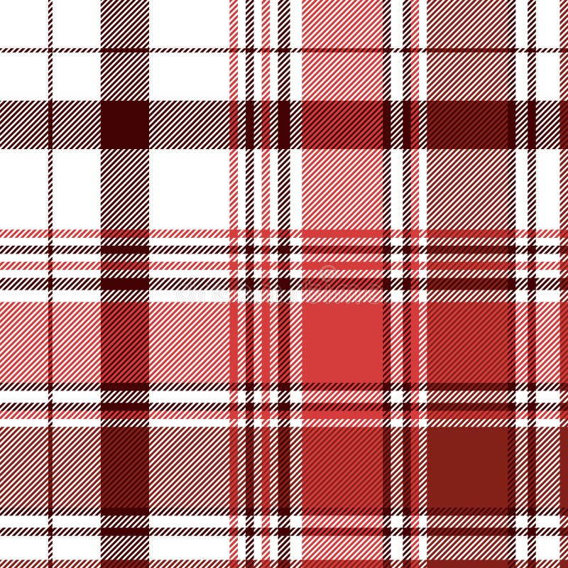 Red Abstract Check Textile Seamless Pattern Stock Vector - Illustration ...