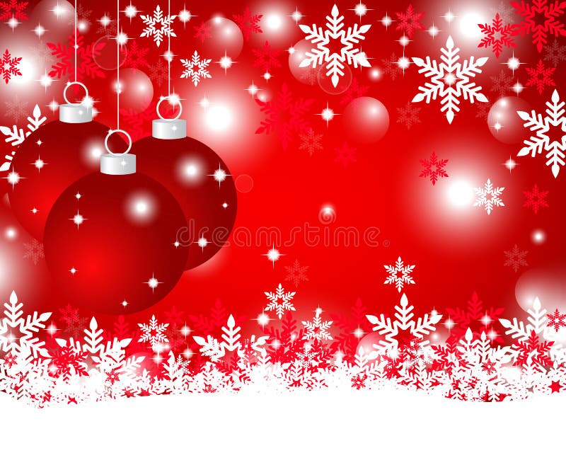 Red Abstract Christmas Background Stock Illustration - Illustration of ...