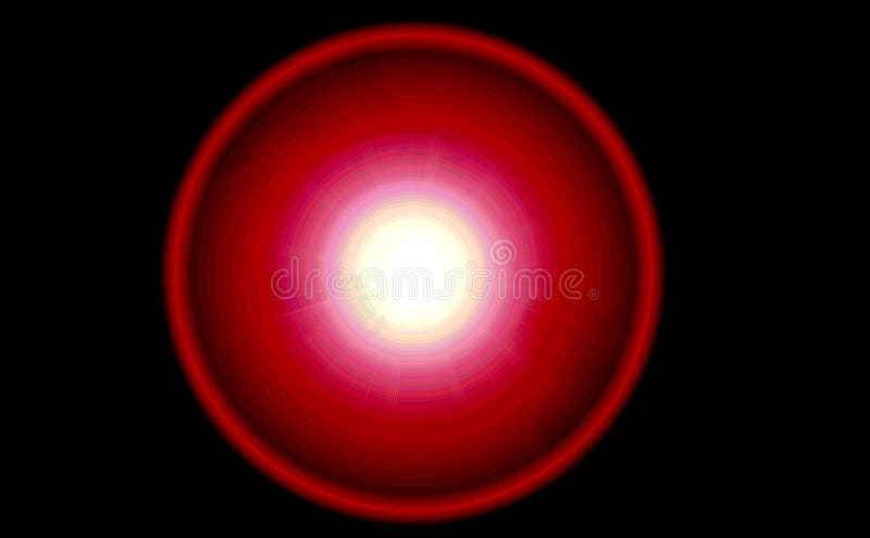 Red Abstract Circle on Black Background Stock Image - Image of glow ...