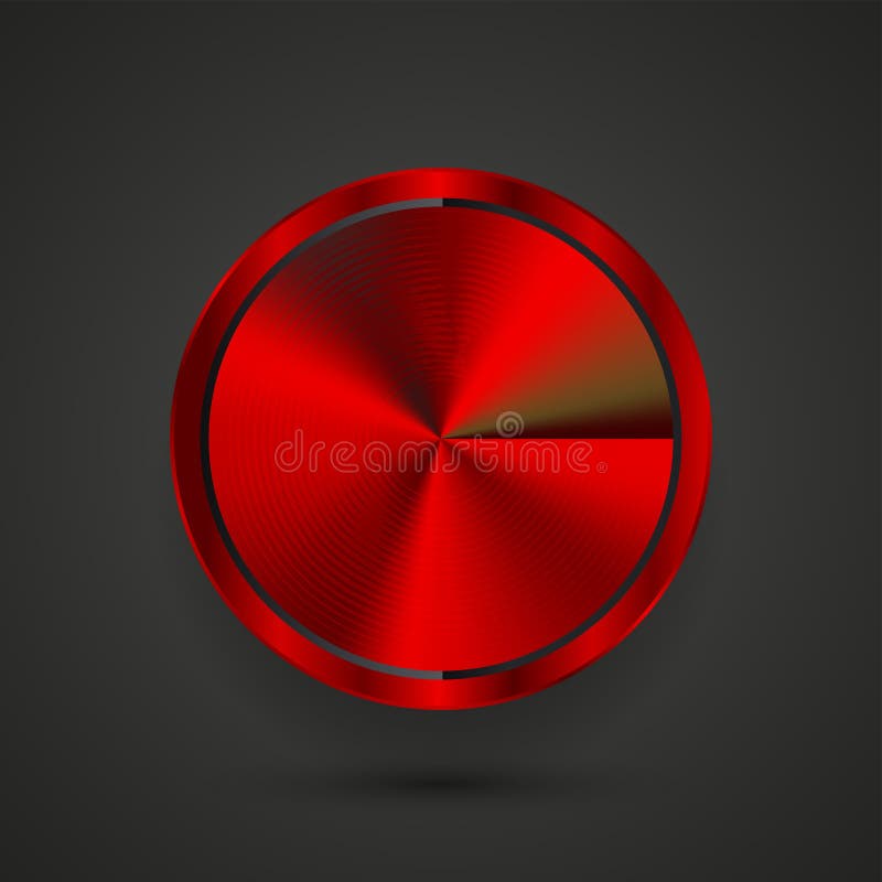 Realistic Metal Chrome Button Stock Illustrations – 2,521 Realistic ...