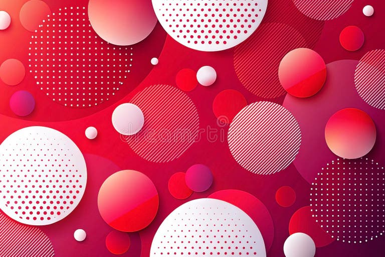 Red Abstract Circles Background Design, Pattern Overlay, Website ...