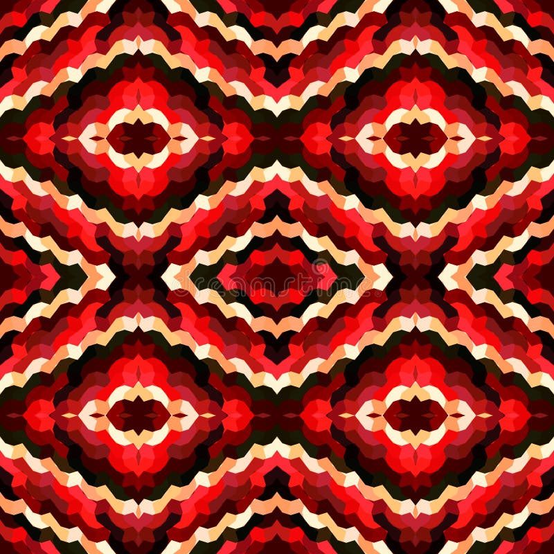 Red Abstract Colored Seamless Pattern for Your Design Stock Vector ...