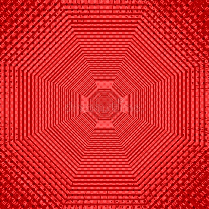 Red Abstract Comic Background Stock Vector - Illustration of background ...
