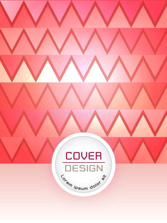 Red Abstract Cover Design Template Stock Vector - Illustration of ...